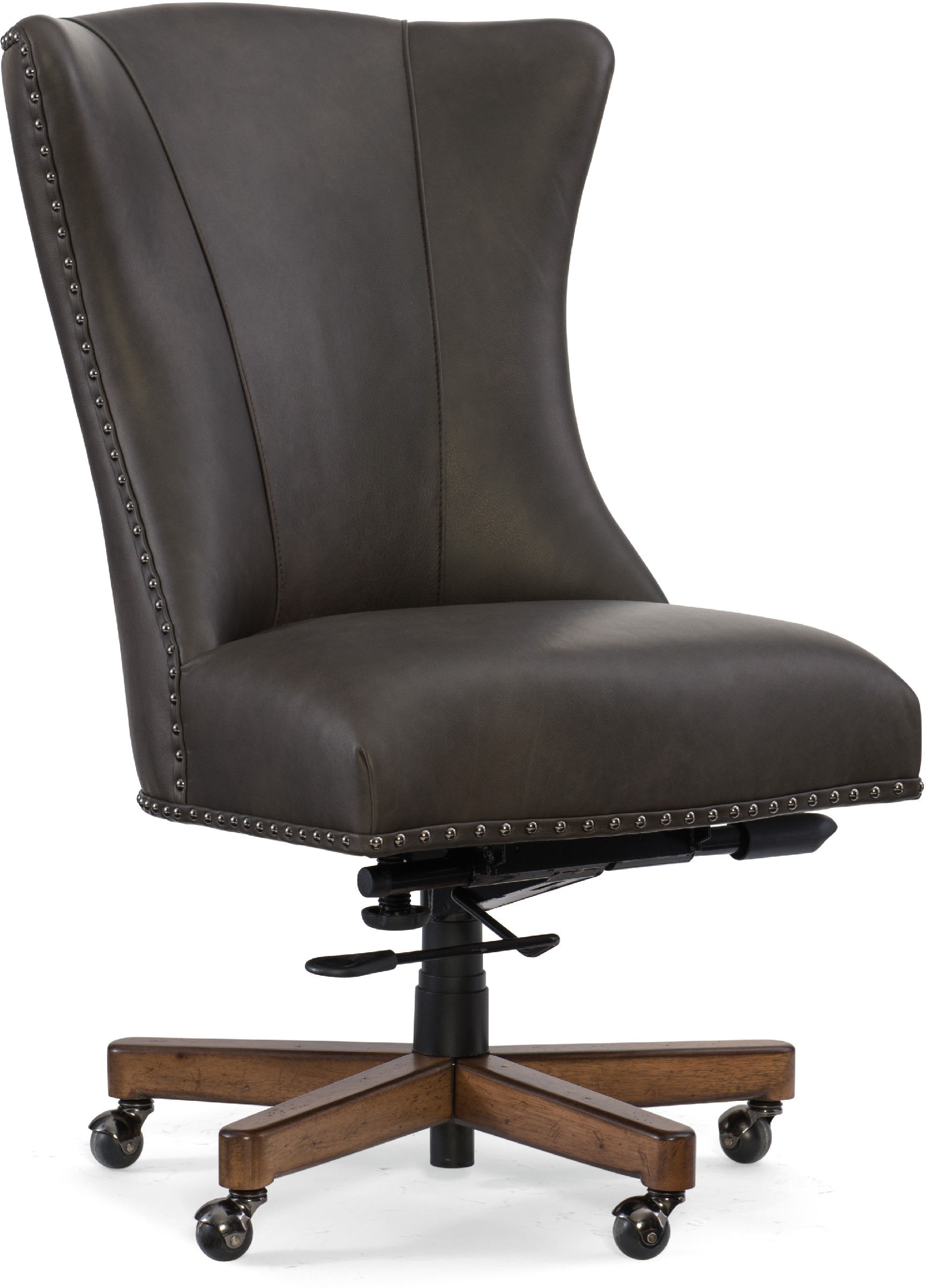 Lynn Leather Swivel Desk Chair